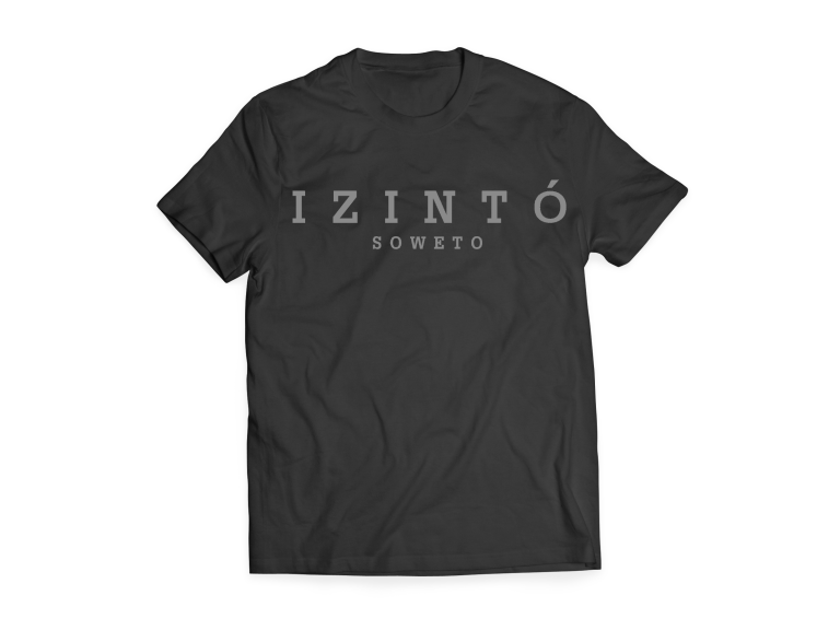 Black Izinto Soweto T-Shirt - Izinto Clothing